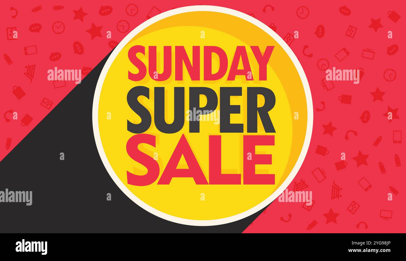 sunday super sale discount banner design for your marketing and ...