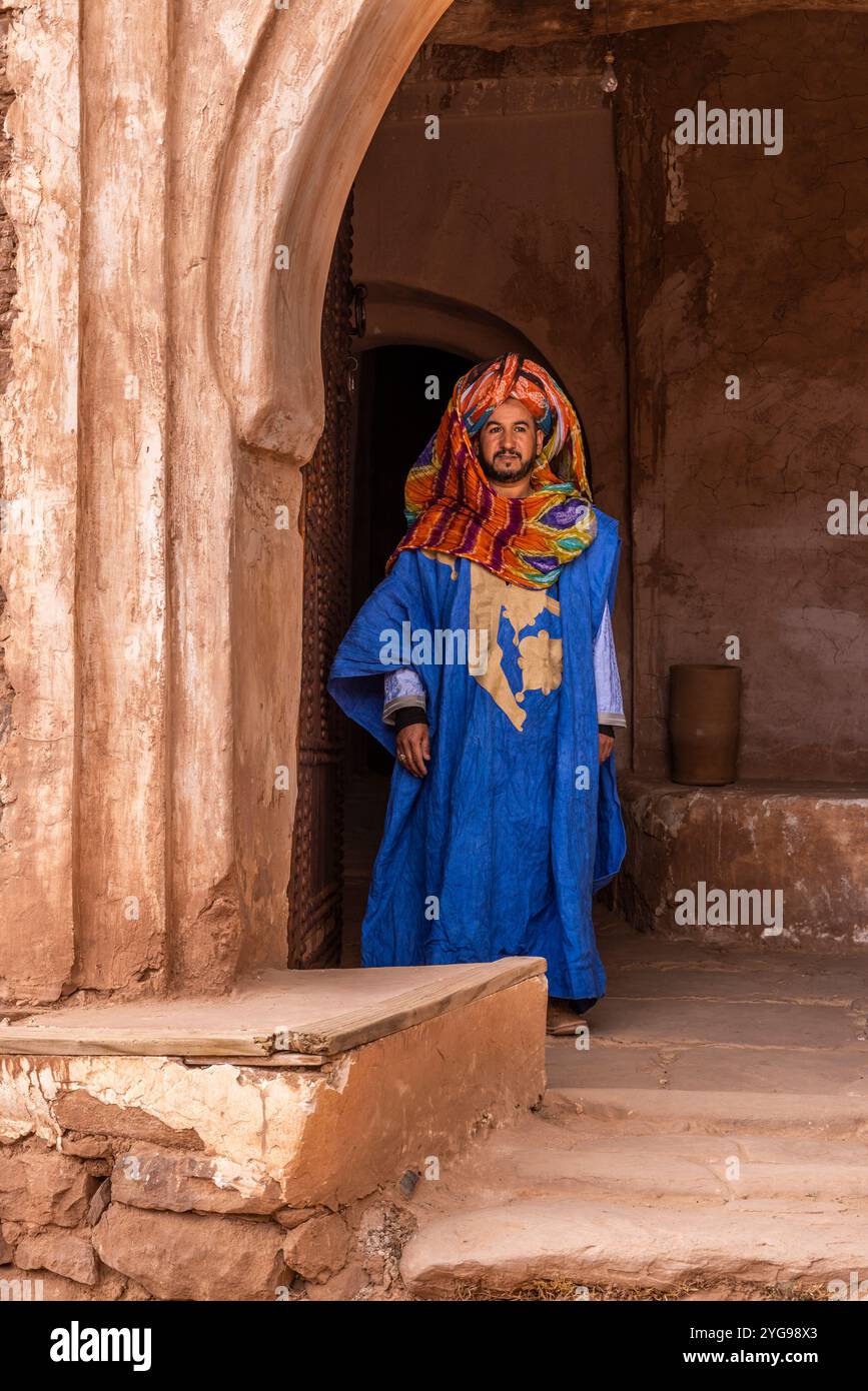 Morocco, High Atlas Mountains, Ouarzazate Province. Col du Tichka ...