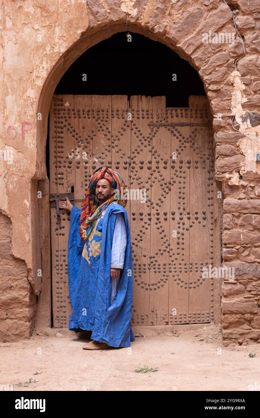 Morocco, High Atlas Mountains, Ouarzazate Province. Col du Tichka ...