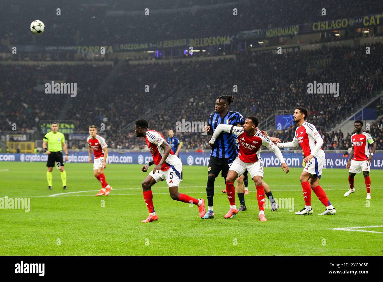 Thomas Partey(Arsenal FC) Yann Bisseck(FC Internazionale), UEFA ...
