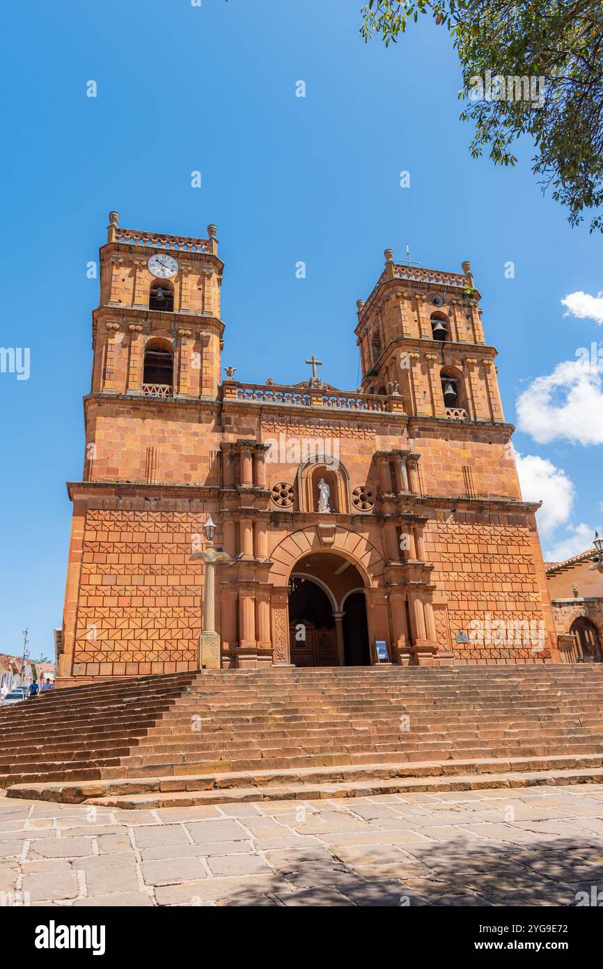 Barichara, Santander, Colombia, October 11, 2024.Vertical photo of the ...