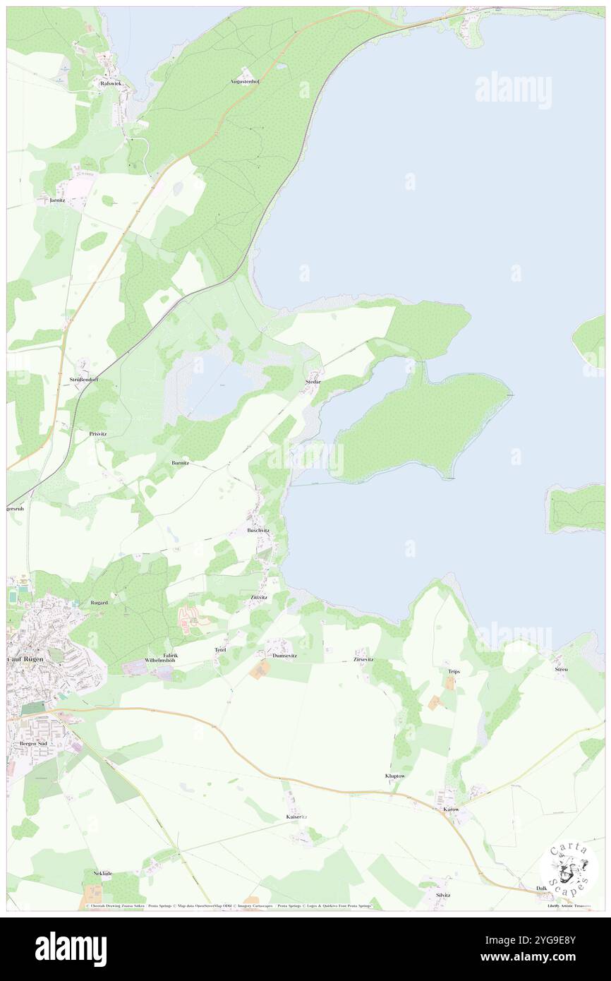 Map of rugen Cut Out Stock Images & Pictures - Alamy