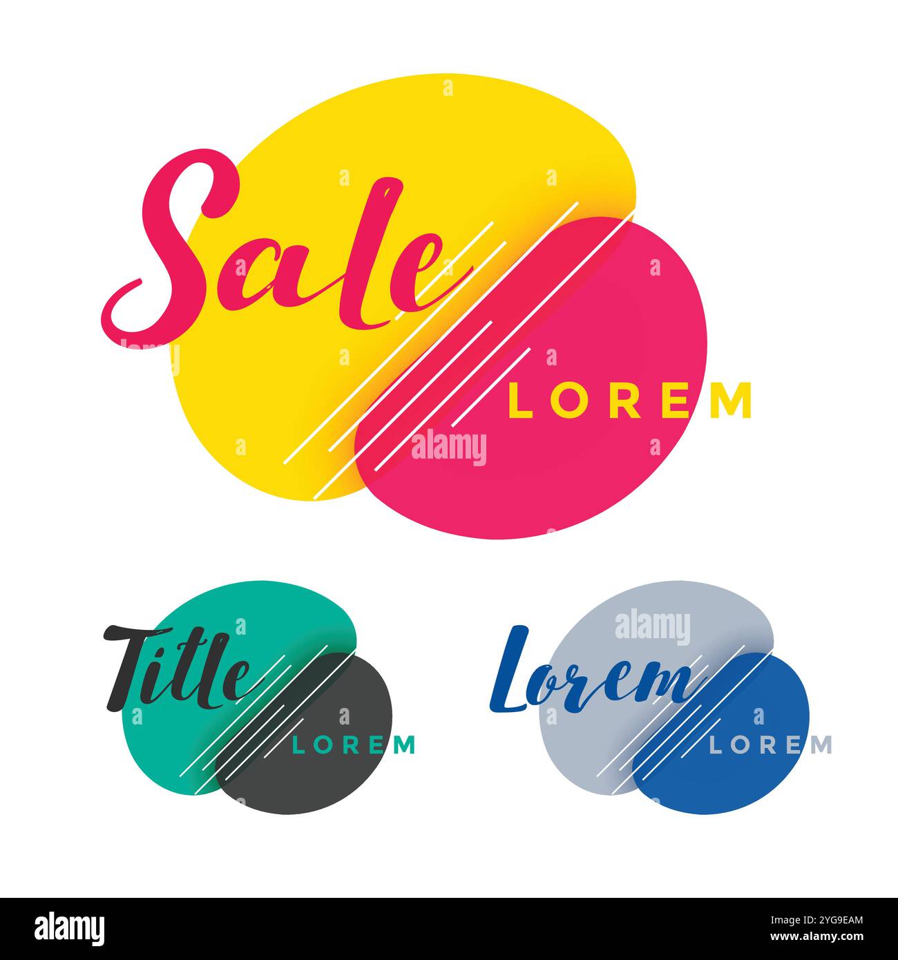 abstract colorful sale banner design Stock Vector Image & Art - Alamy