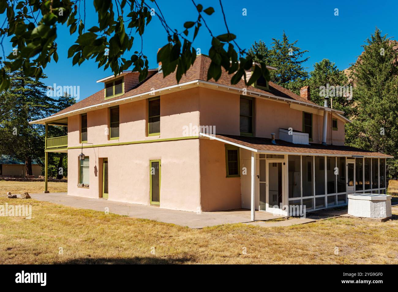 Ranch house of the old west hi-res stock photography and images - Alamy