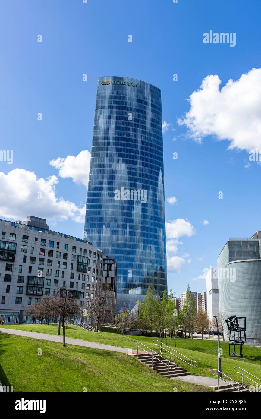 Bilbao, Basque Country, Spain - april, 03 , 2024- Iberdrola Tower ...