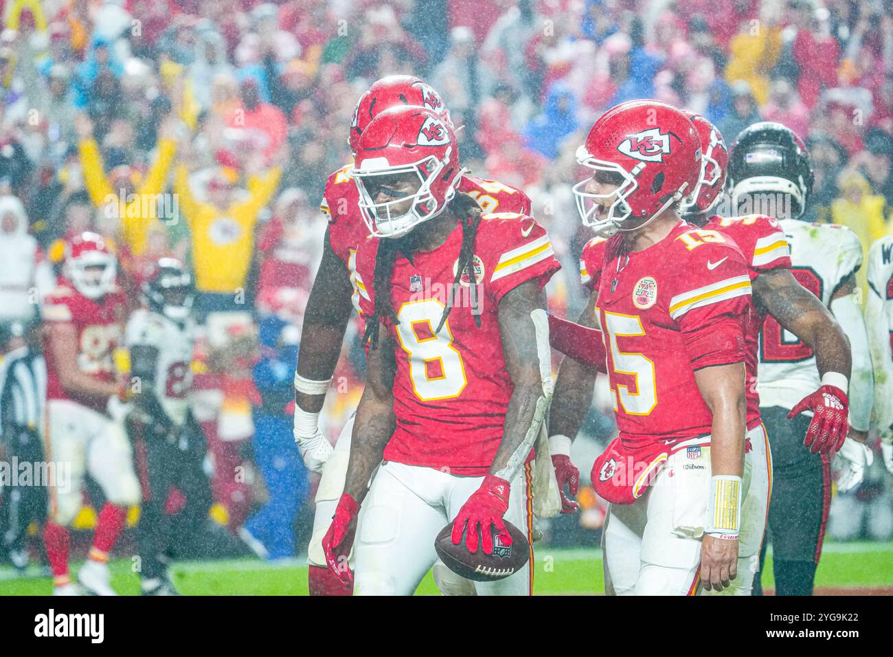 Patrick mahomes touchdown hi-res stock photography and images - Alamy