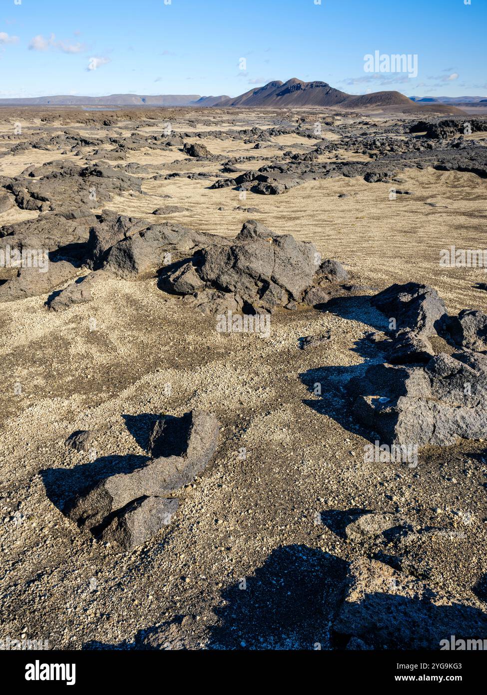 The northeastern interior highlands of Iceland in the Vatnajokull ...