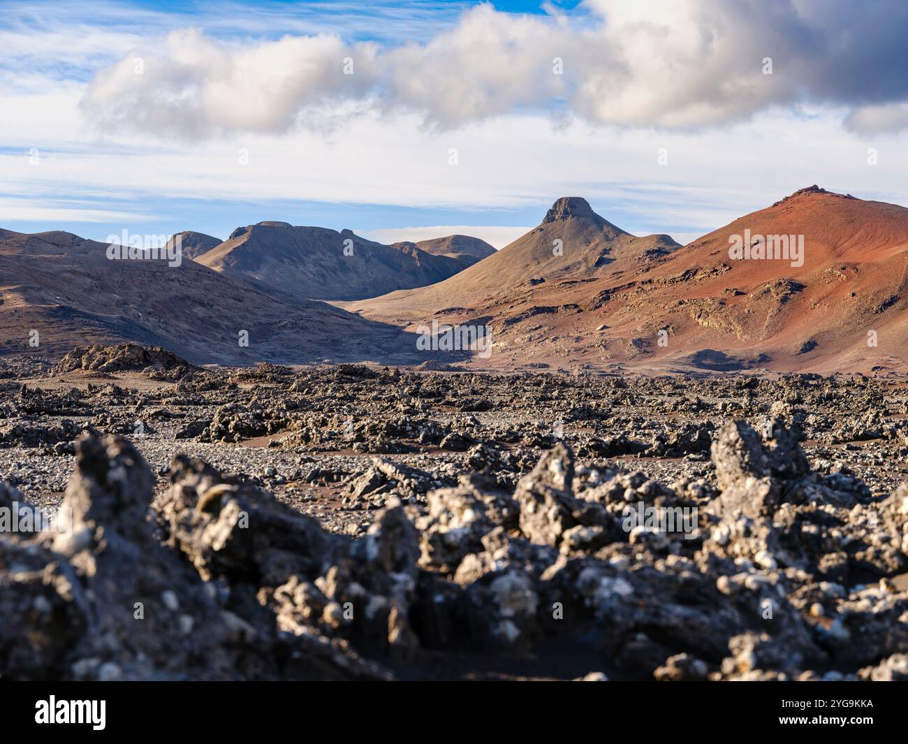 The northeastern interior highlands of Iceland in the Vatnajokull ...