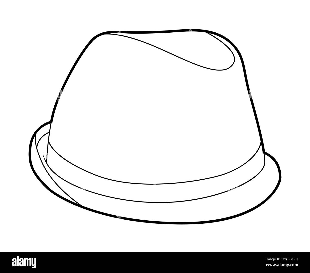 Silhouette of boater Stock Vector Images - Alamy
