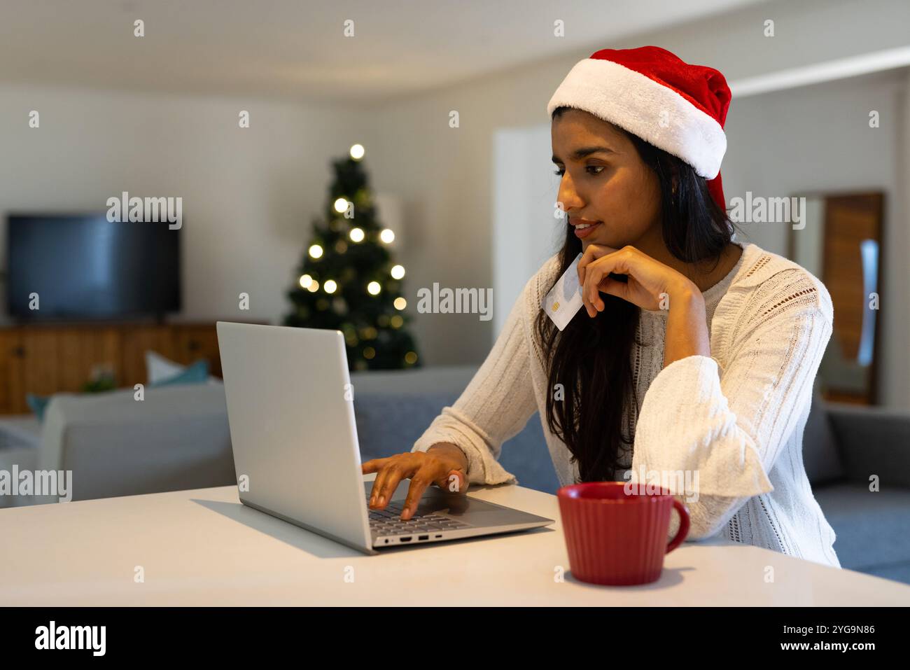 Tech savvy santa hi-res stock photography and images - Alamy