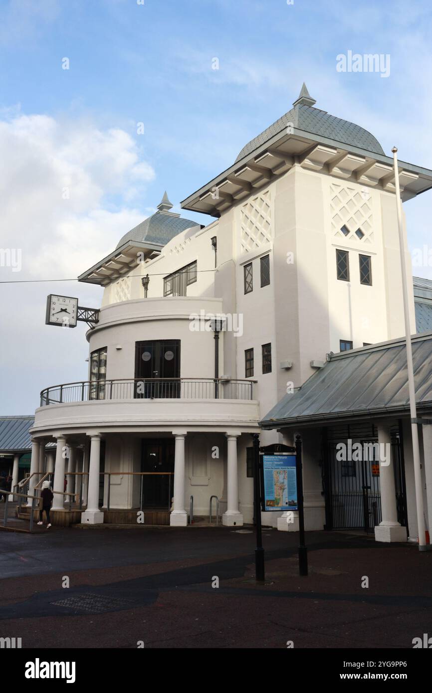 Refurbished Penarth Pier, Pavilion Wales UK Welsh coastline British ...