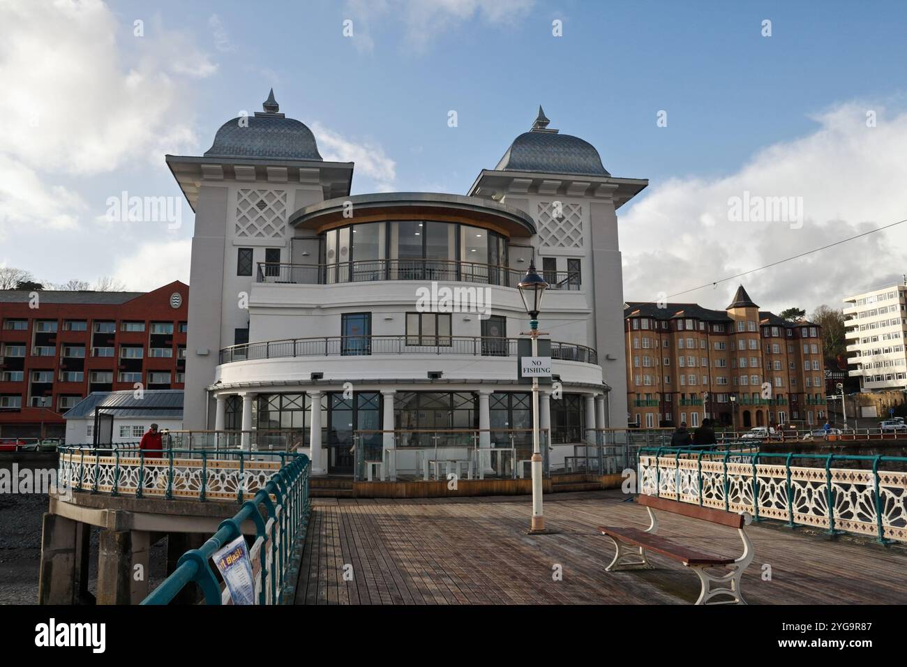 Refurbished Penarth Pier, Pavilion Wales UK Welsh coastline British ...