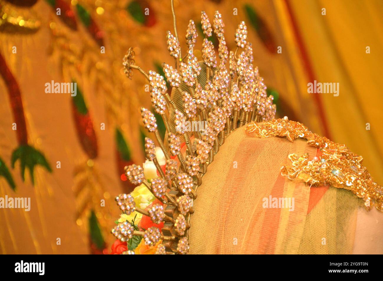 Indonesian bride were dressed in traditional bugisnese costume Stock ...
