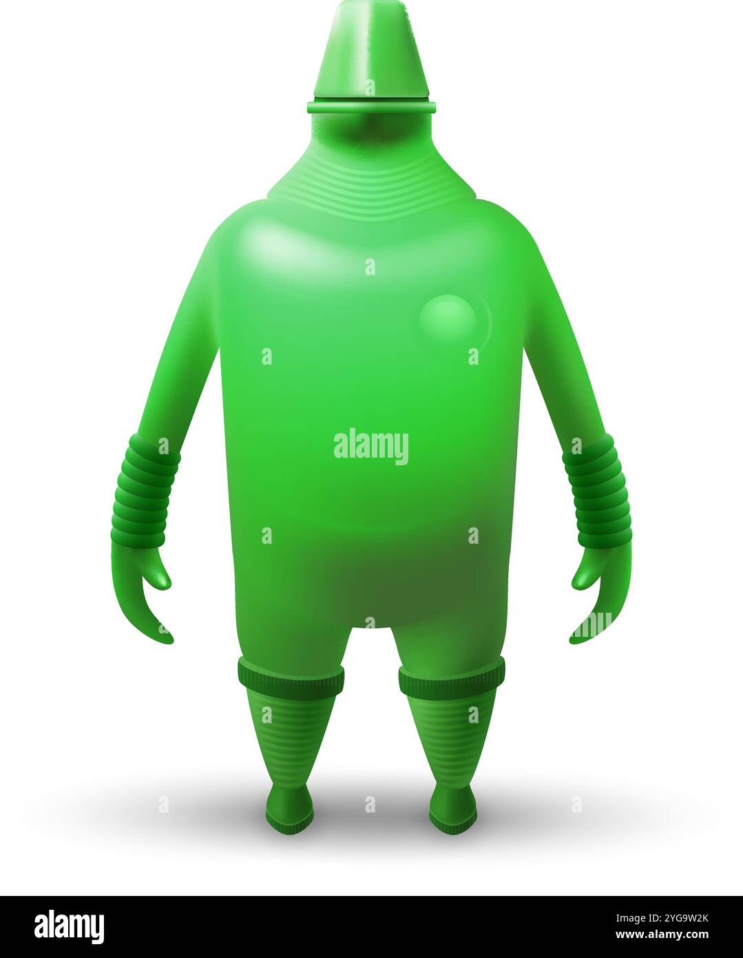 Fat green robot hi-res stock photography and images - Alamy
