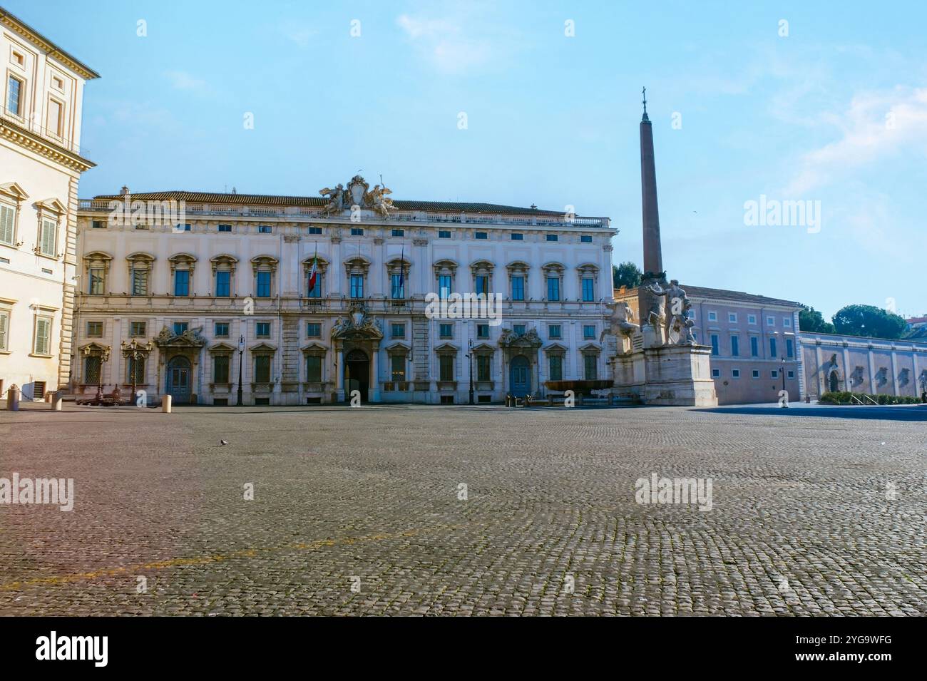 Historic Palazzo del Quirinale the residence of Italian President on ...