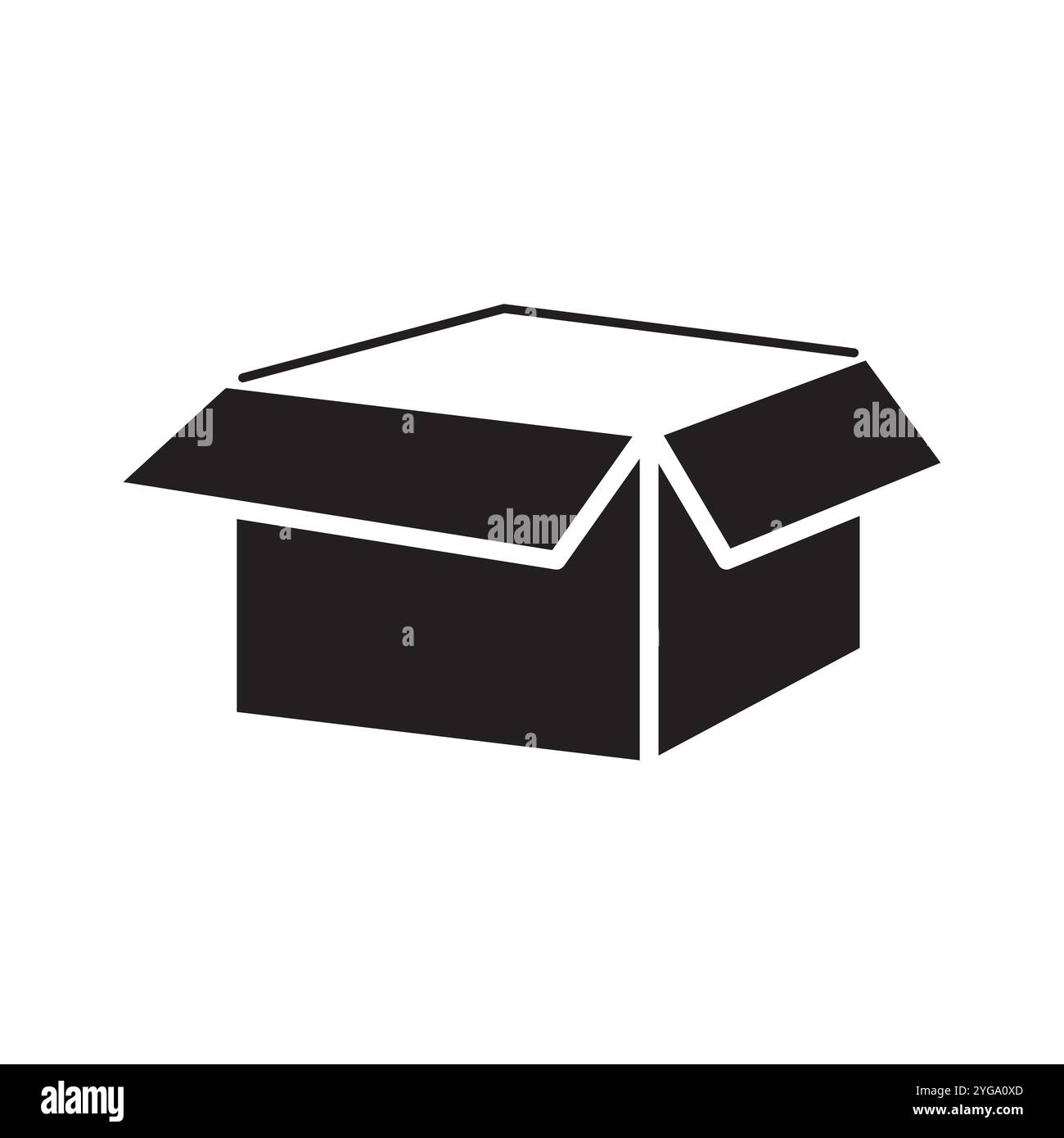 Stackable packaging box Stock Vector Images - Alamy