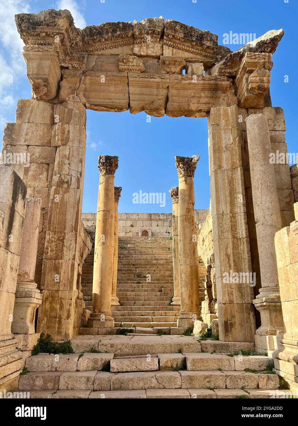 Old Pillar in Historic Landmark Stock Photo - Alamy