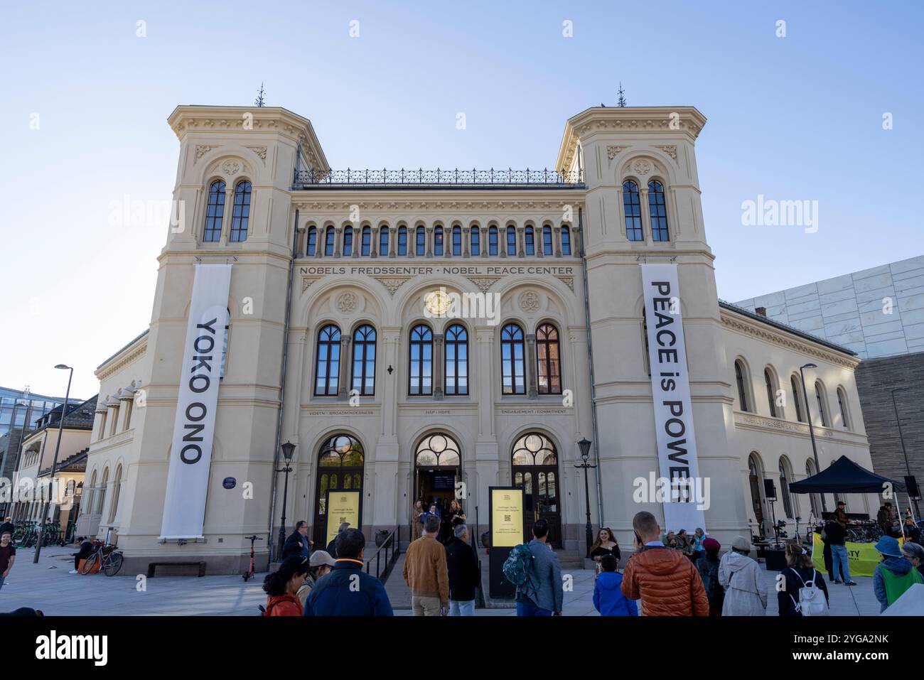 Yoko Ono Peace is Power art exhibition at the Nobel Peace Center in ...