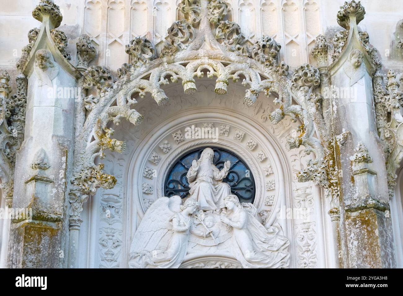 Sintra, Portugal. Quinta da Regaleira, The architecture evokes Roman ...