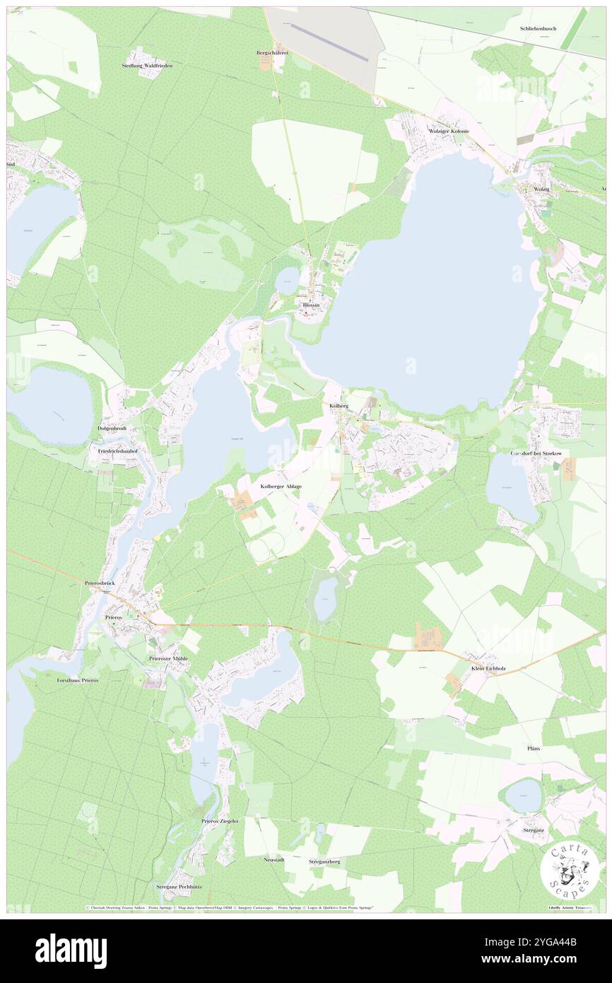 Kolberg map Cut Out Stock Images & Pictures - Alamy