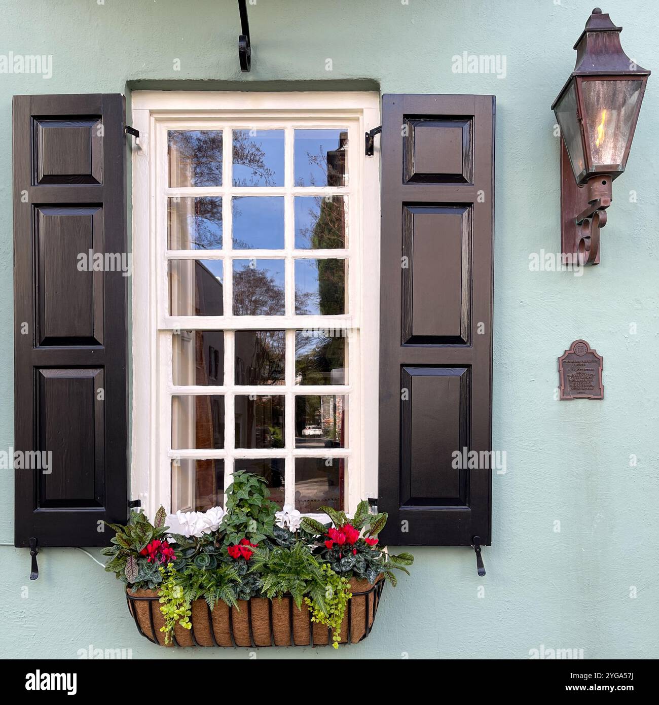 Charleston Window, Charleston, South Carolina, USA Stock Photo - Alamy