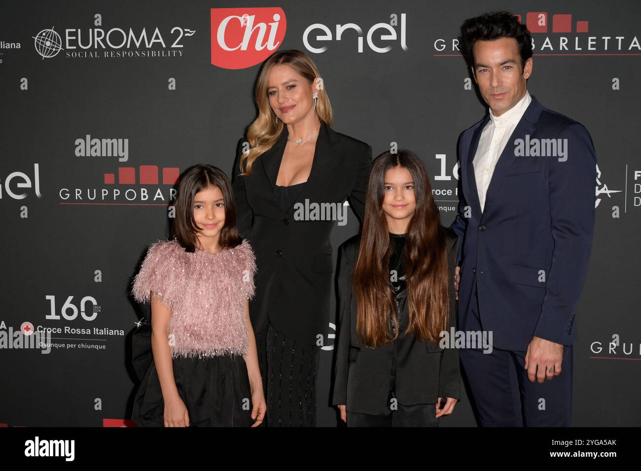 Rome, Italy. 06th Nov, 2024. Erin Diaz (r), Lola Ponce (c), Regina Diaz ...