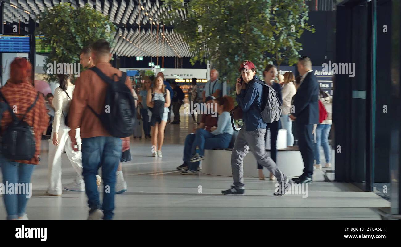 A REAL PAIN - FILM STILLS. 2024 . USA. Jesse Eisenberg in A Real Pain ...