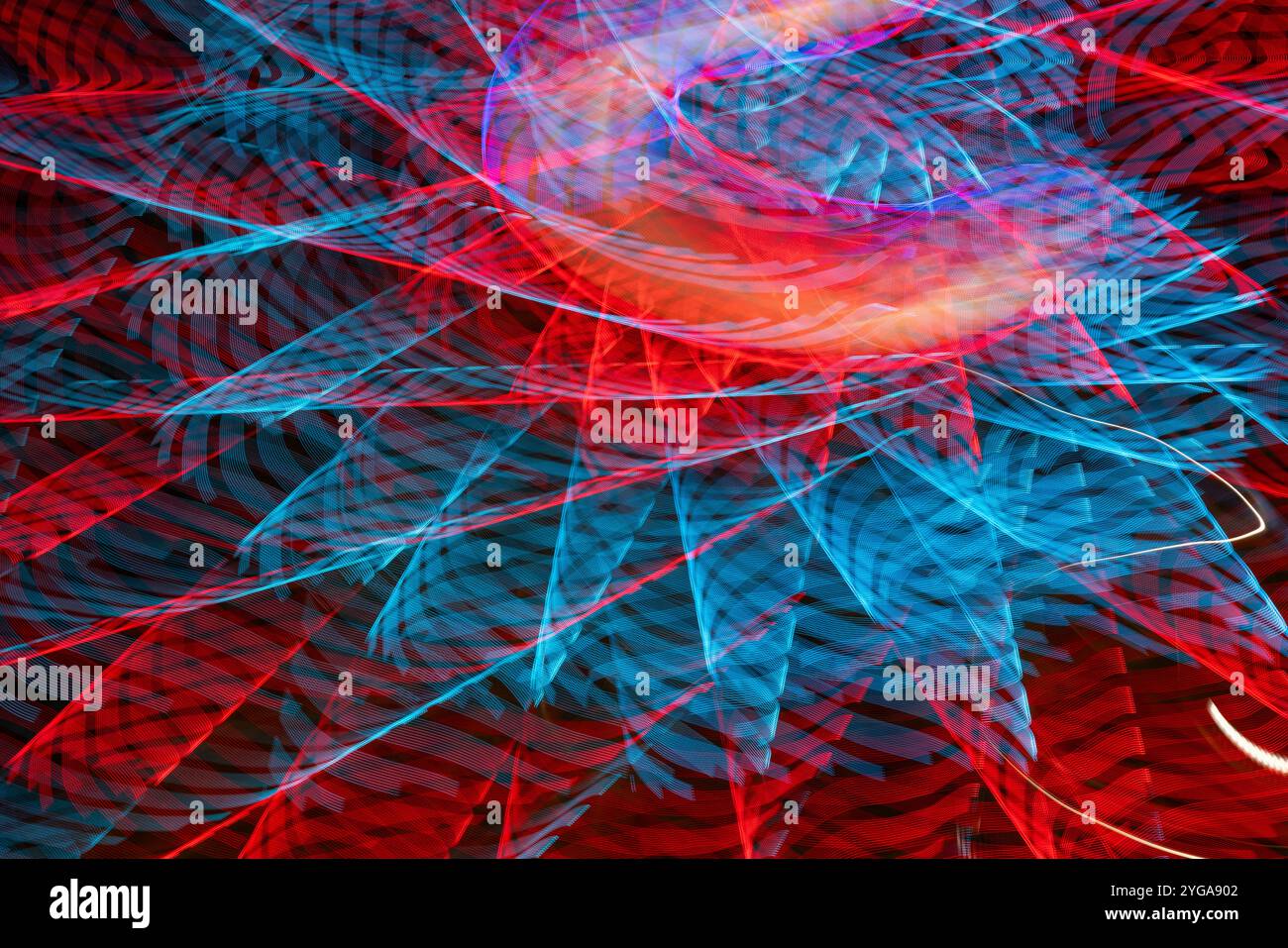 Intentional camera movement (ICM) of the spinning ferris wheel ...