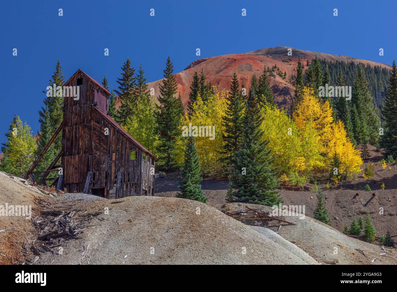 Usa colorado ouray historic mining hi-res stock photography and images ...