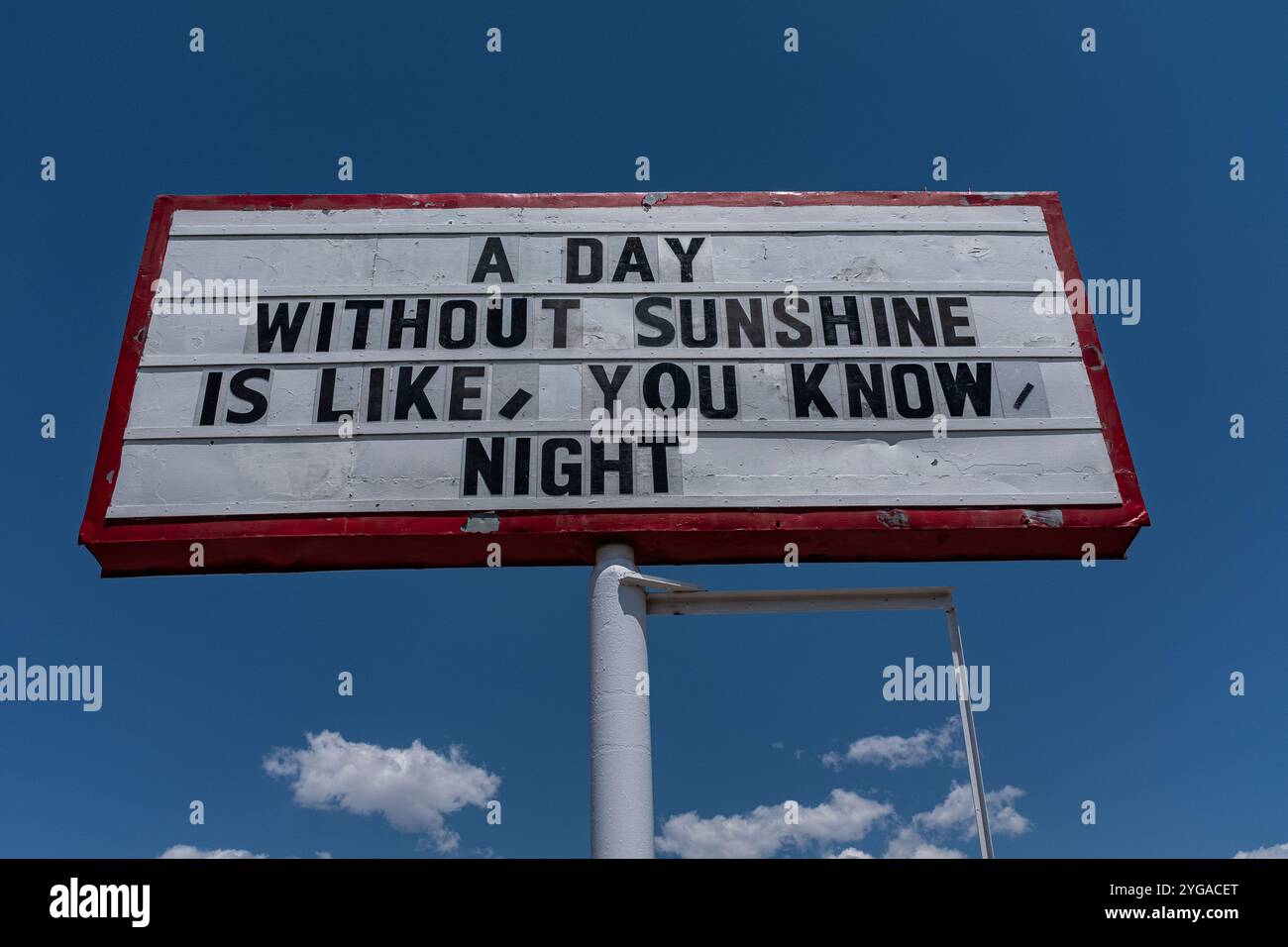 outdoor signage in Albuquerque, New Mexico Stock Photo - Alamy