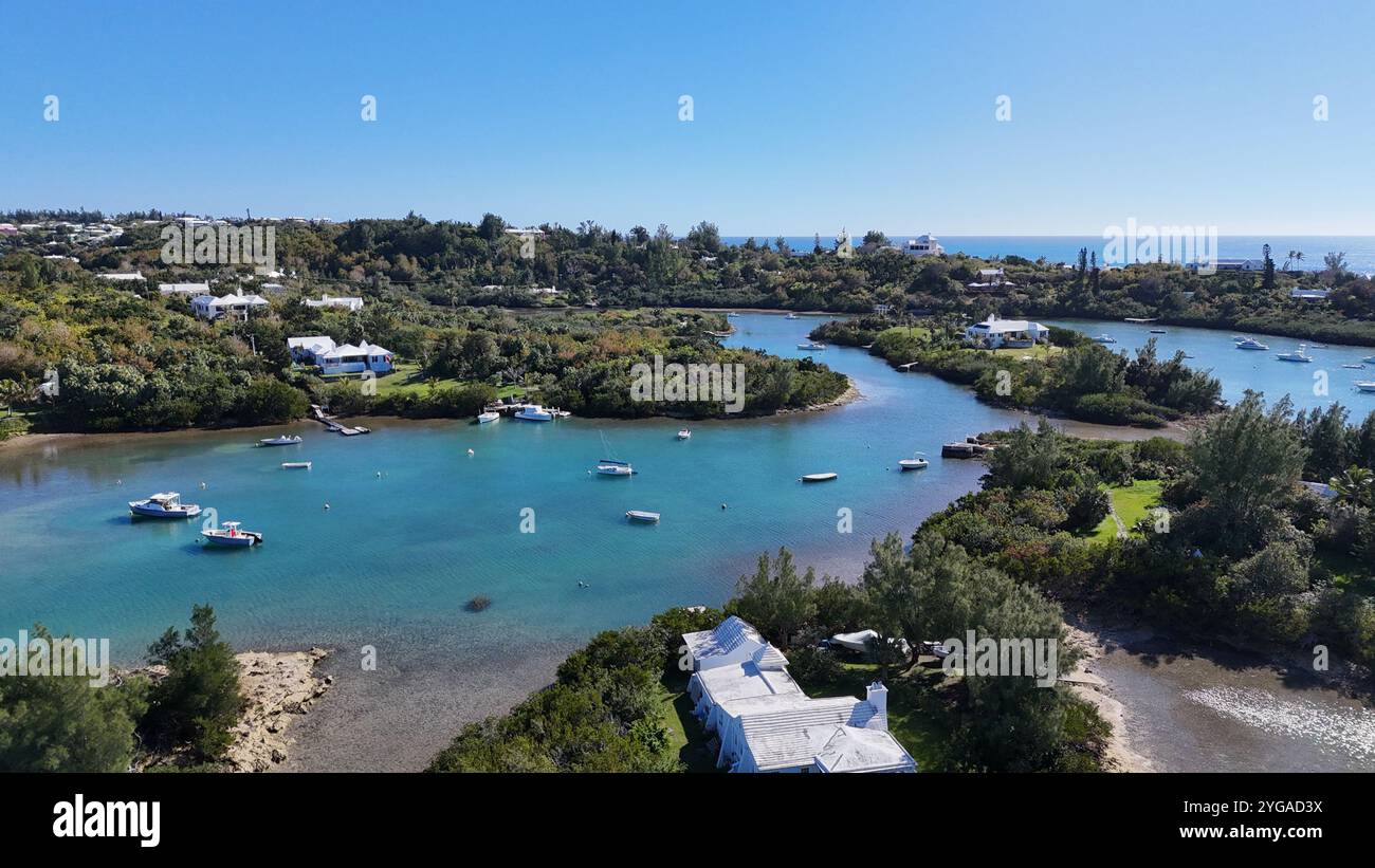 These pictures were taken using a dji 4 mini pro while on a boating ...