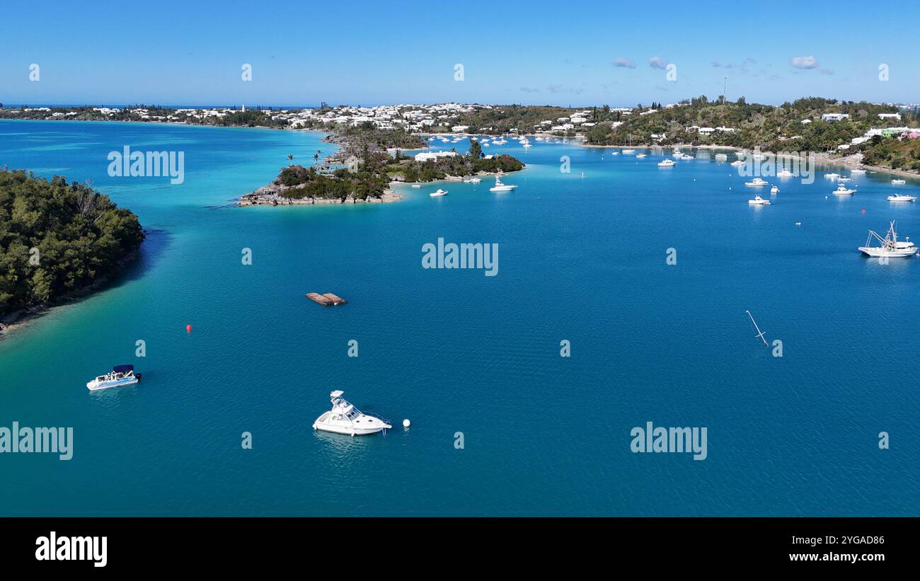 These pictures were taken using a dji 4 mini pro while on a boating ...