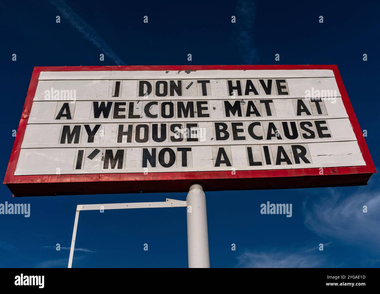 outdoor signage in Albuquerque, New Mexico Stock Photo - Alamy