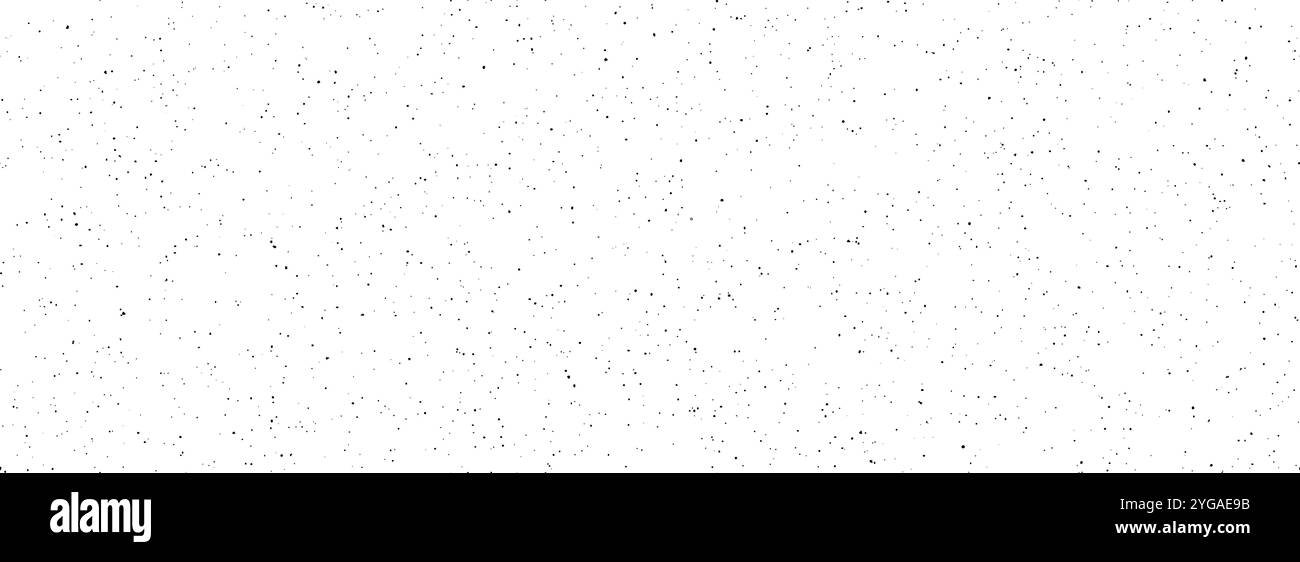 Black and white dirty dust dot seamless pattern. Grunge dripped ...