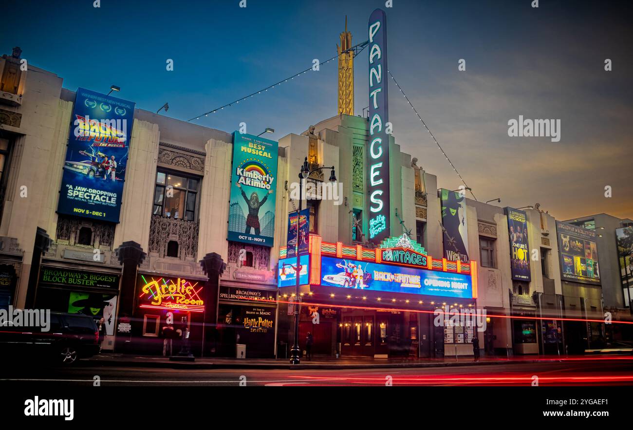 The Pantages Theater - Holywood Stock Photo - Alamy