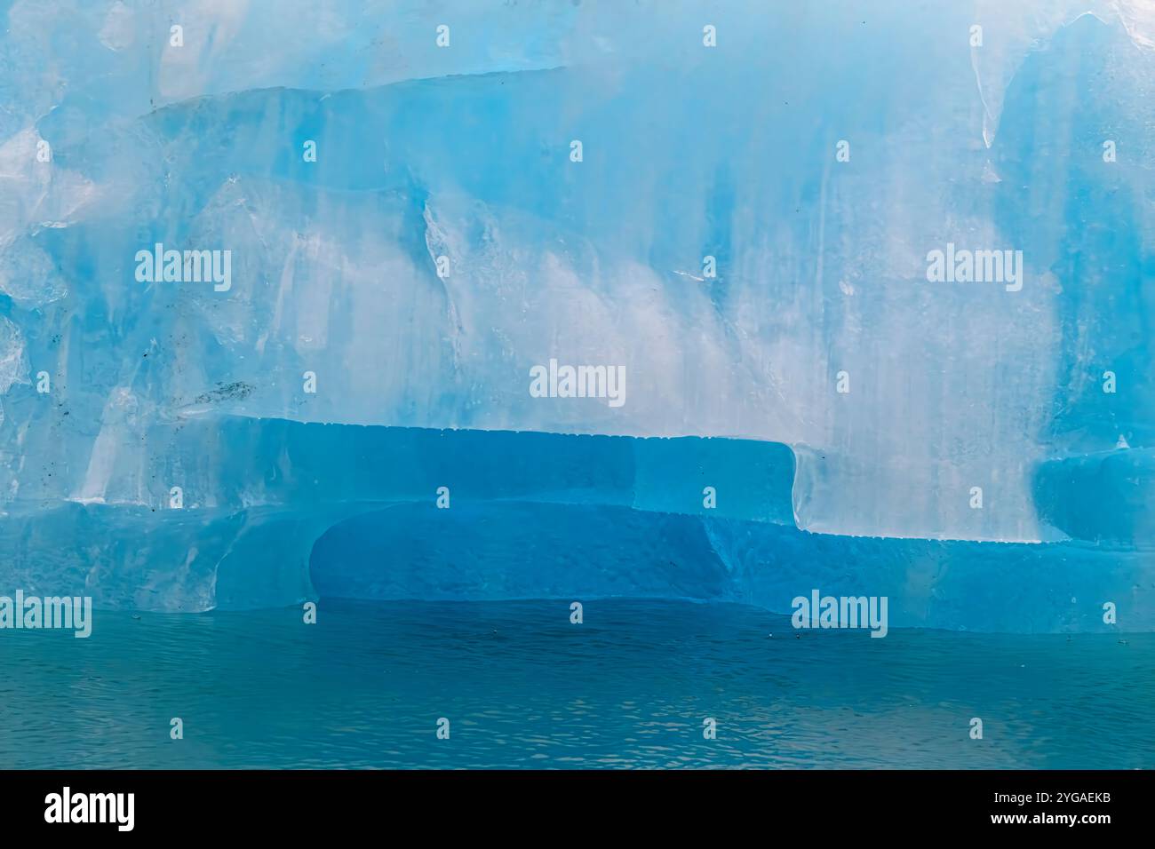 Glacial icebergs patterns, as they melt Stock Photo - Alamy