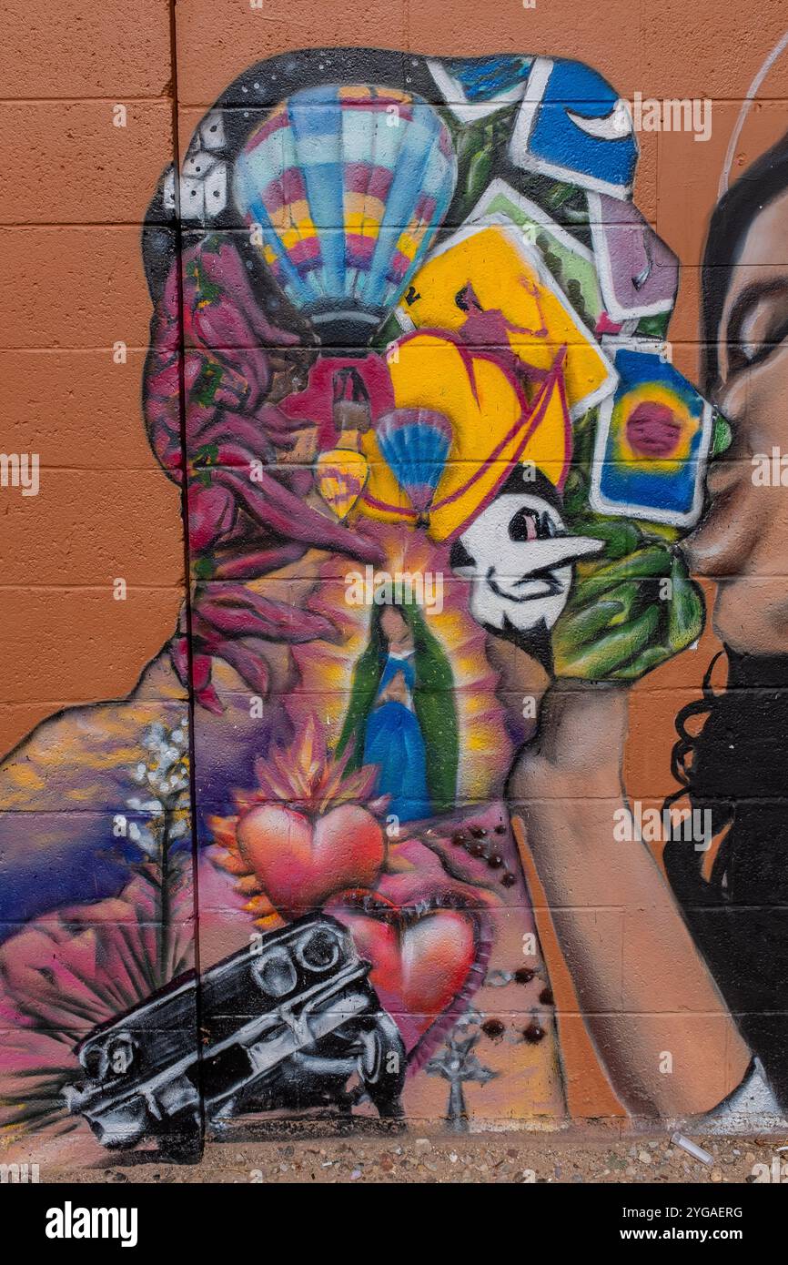 street art in Albuquerque, New Mexico Stock Photo - Alamy