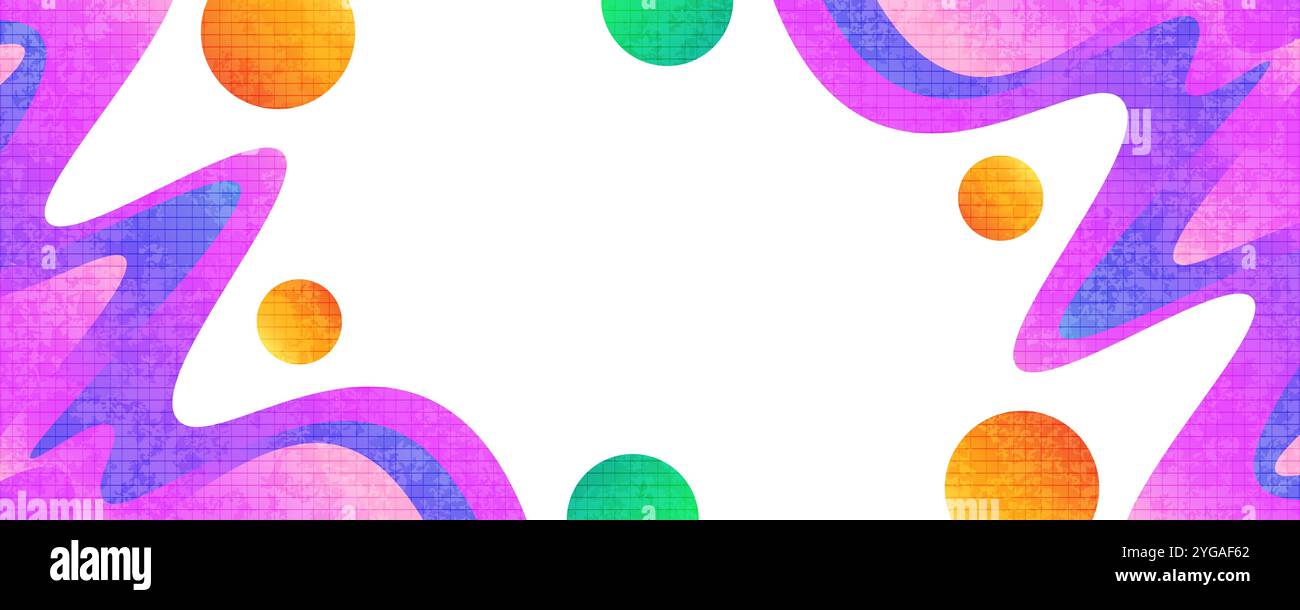 Vibrant and Creative Cover or Banner Design Template in Colorful ...