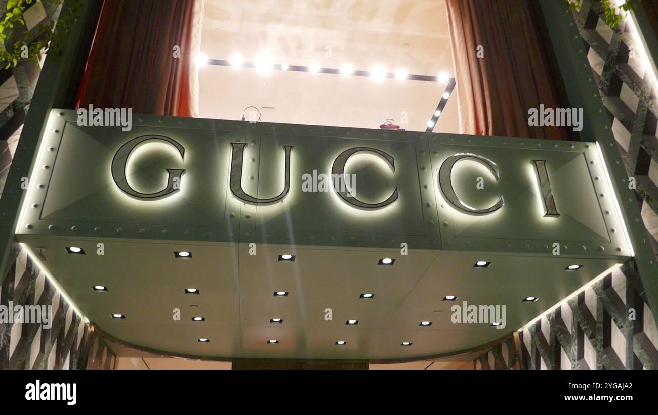 Beverly Hills, California, USA 5th November 2024 Gucci on Rodeo Drive ...