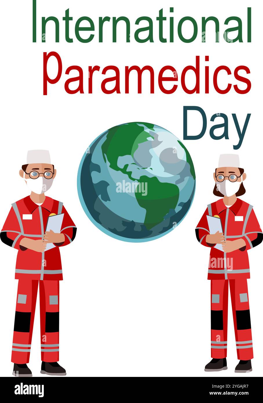 International paramedics day vector illustration Stock Vector Image ...
