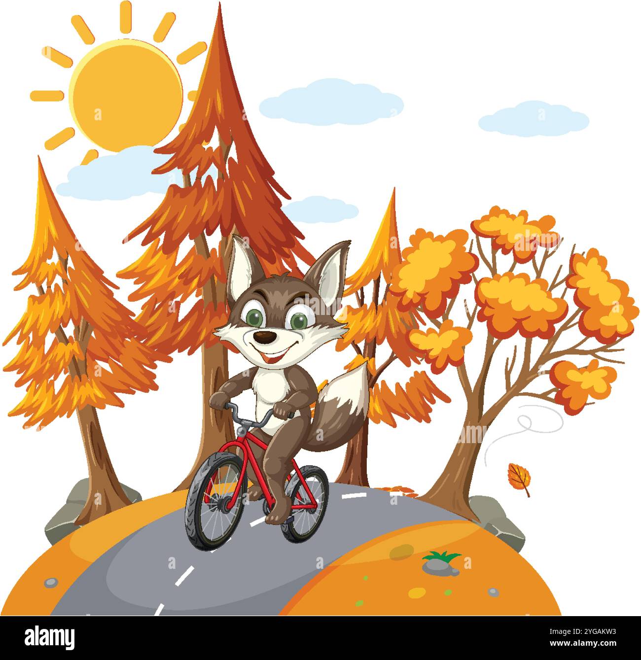 Pathway for bike Cut Out Stock Images & Pictures - Alamy