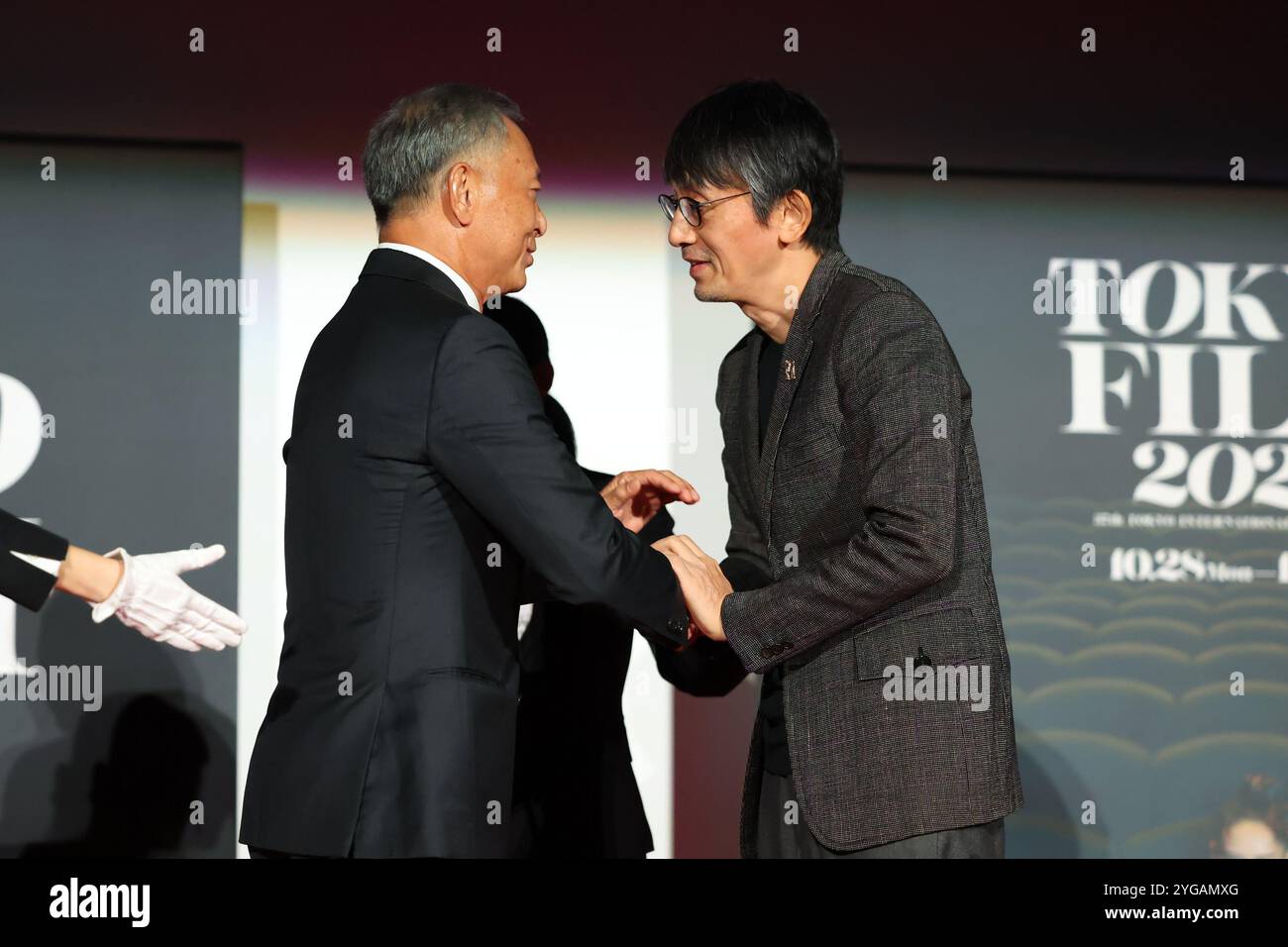 Johnnie To, Daihachi Yoshida, November 06, 2024 - Daihachi Yoshida speak after winning Award for ...
