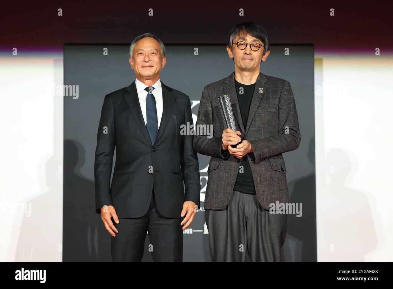 Johnnie To, Daihachi Yoshida, November 06, 2024 - Daihachi Yoshida speak after winning Award for ...
