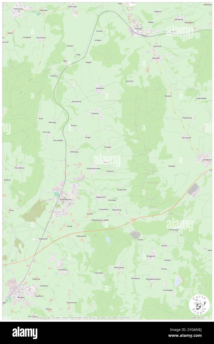 Hutoi, Swabia, DE, Germany, Bavaria, N 47 46' 44'', N 10 25' 19'', map ...