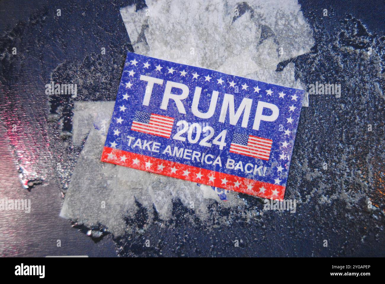 New York City, New York, USA - November 06 2024: Political ...