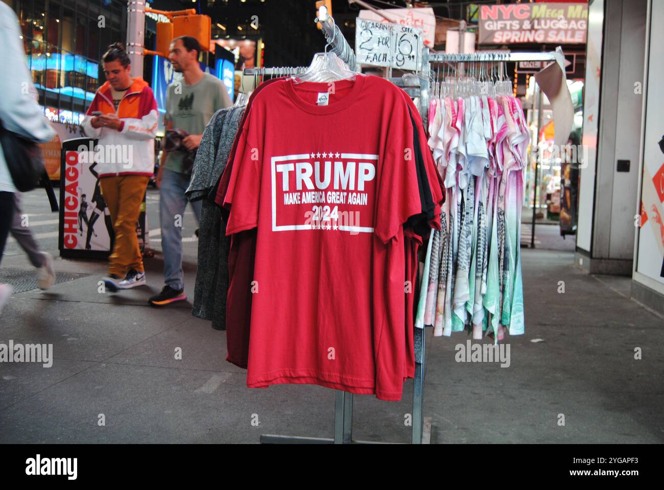 New York City, New York, USA - November 06 2024: Political ...