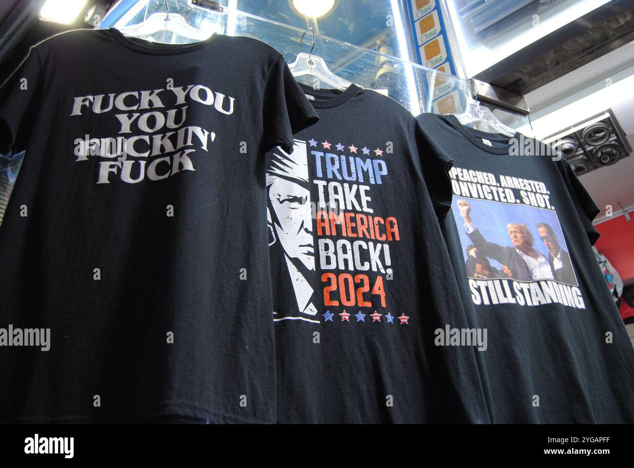 New York City, New York, USA - November 06 2024: Political ...