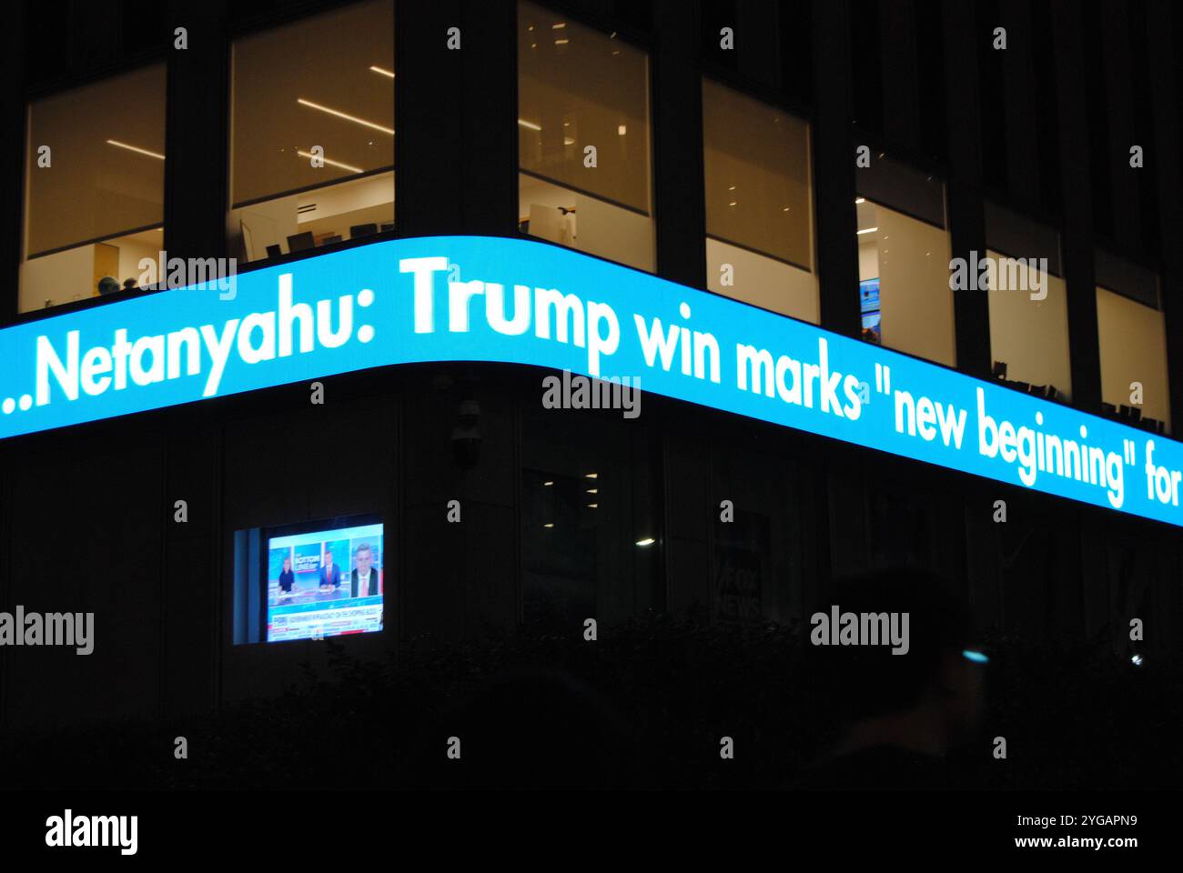 New York City, New York, USA - November 06 2024: The day after Election ...