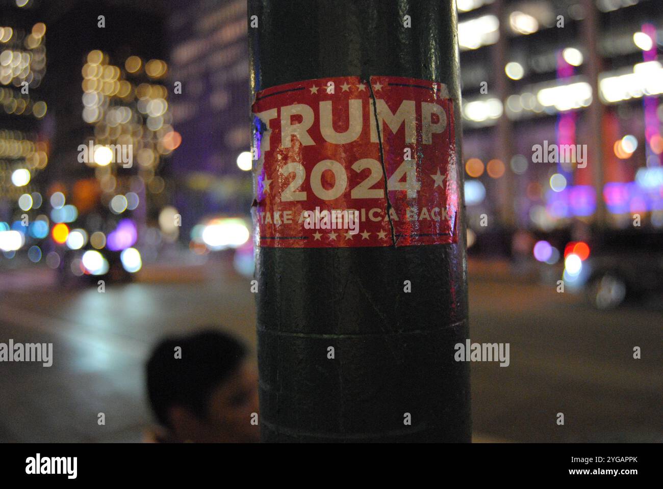 New York City, New York, USA - November 06 2024: Political ...