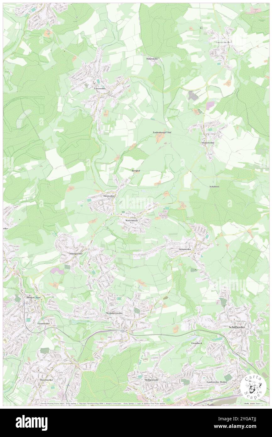 Hexen-Berg, DE, Germany, Saarland, N 49 24' 2'', N 7 5' 28'', map ...